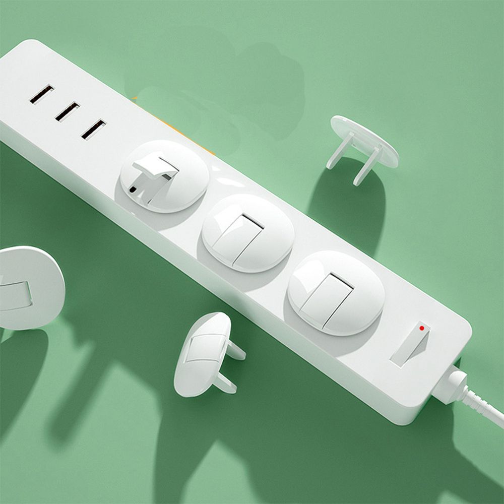 A4QUT 10ชิ้น/เซ็ต Plug Cap Anti Shock Security Lock Cover Baby Safety ...