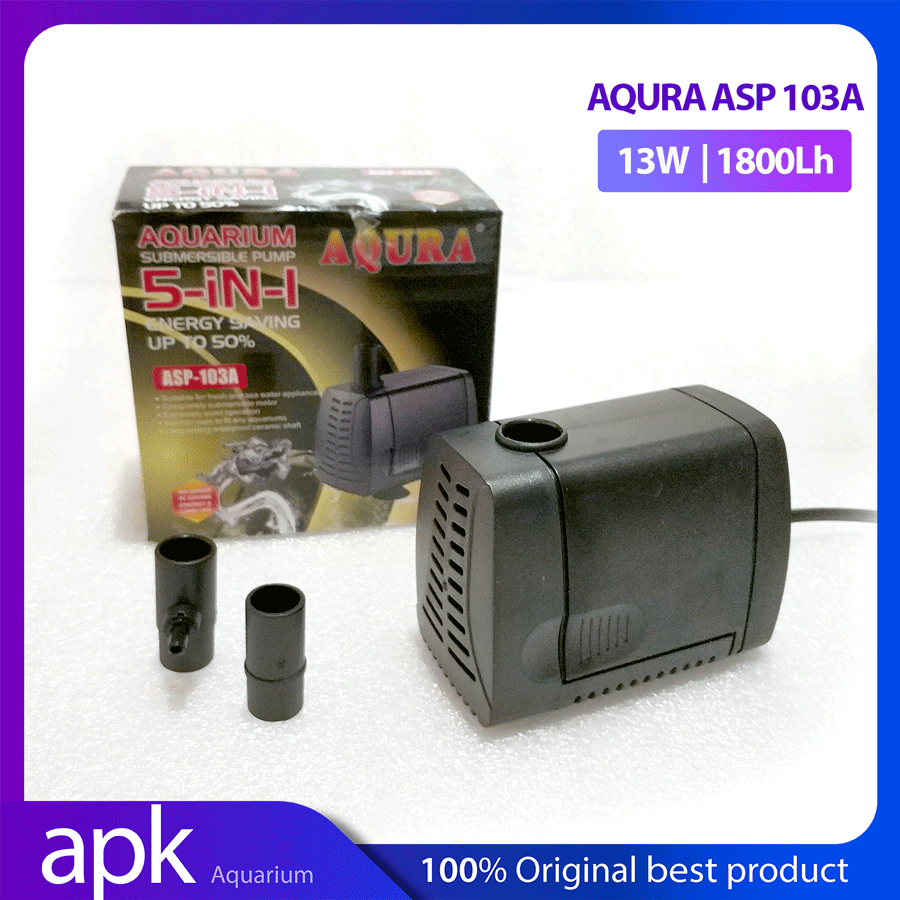 Pompa Air Aquarium AQURA 103 A Original Promo | Lazada Indonesia