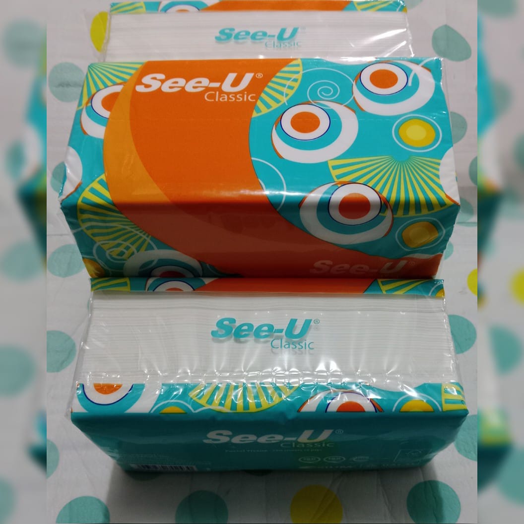 Tissue 250 sheet 2ply SEE U TISSUE | Lazada Indonesia