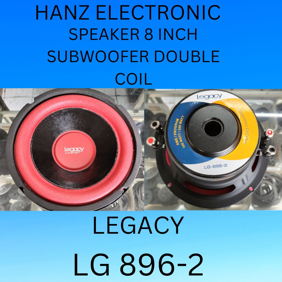 Speaker Subwoofer 8 inch Legacy 8” LG 896-2 / Subwoofer 8" Legacy 896 ...