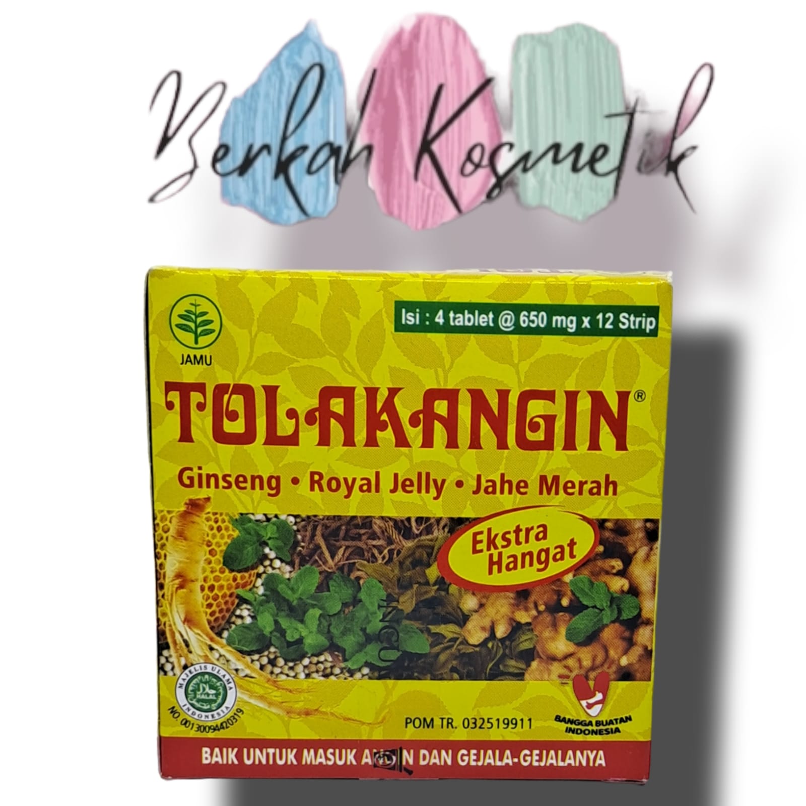 Tolak Angin Tablet Dus isi 10's Masuk Angin Perut Kembung Lega Nafas 1 ...