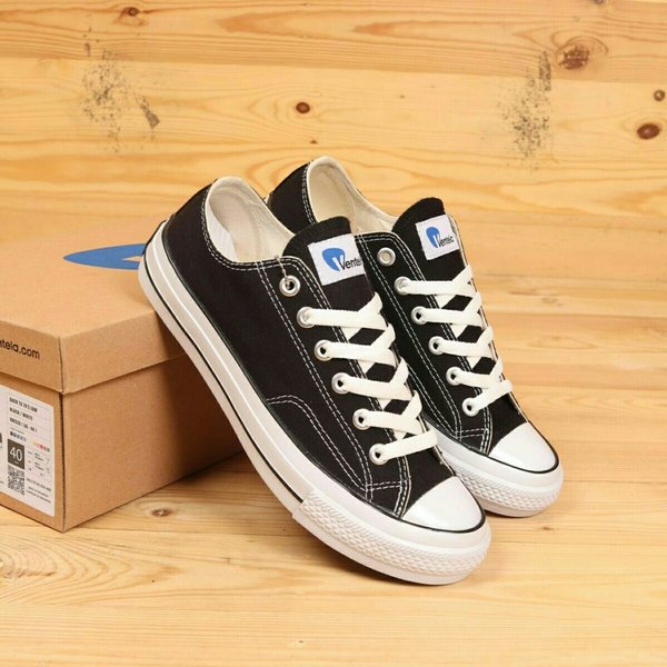 VENTELA BASIC/ETHIC BLACK NATURAL LOW SEPATU VENTELLA VANTELA PUBLIC ...