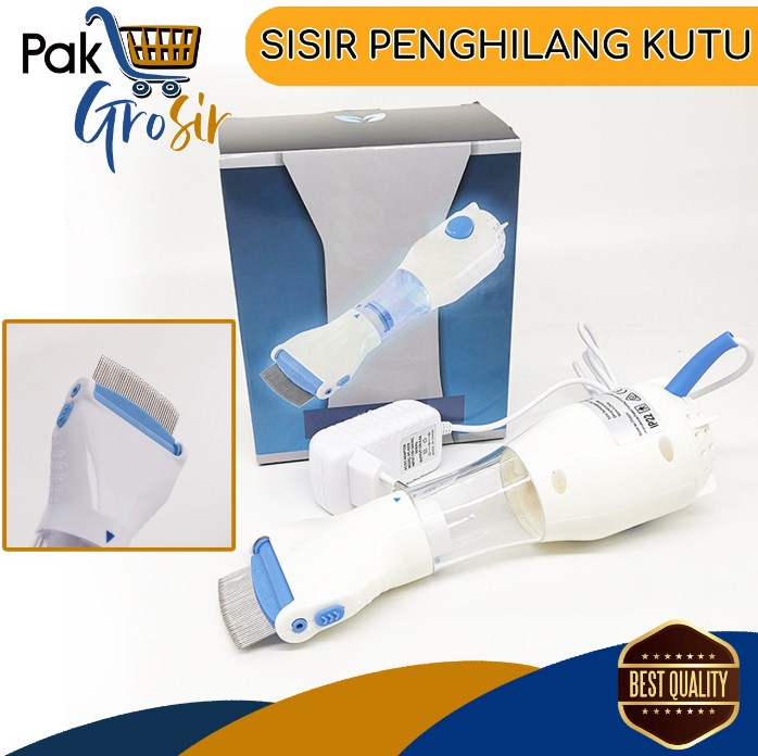 Sisir Kutu Serit Rambut Elektrik Otomatis Penghilang Kutu Rambut Vacuum ...