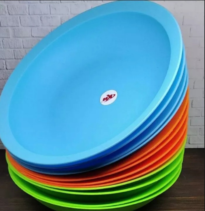 Piring Plastik Bulat KH Frosca/Piring Makan Cekung Tebal | Lazada Indonesia