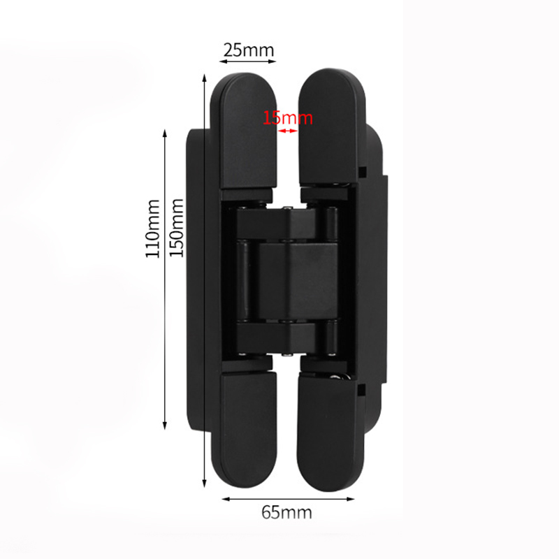 1Set Door Hinge Invisible Dengan Aksesori Pemasangan Engsel Pintu ...