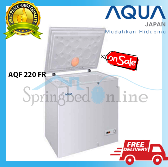 Chest Freezer Box Aqua 203 Liter AQF-220FR | Lazada Indonesia