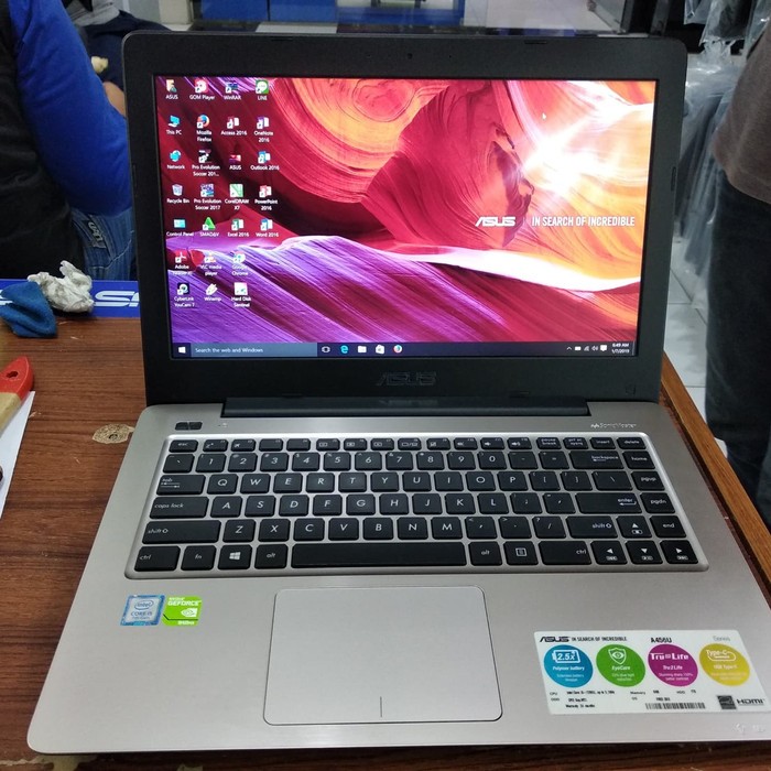 LAPTOP RENDER ASUS A456U | CORE I5 GEN 6 | RAM 8GB | 256GB VGA NVIDIA ...