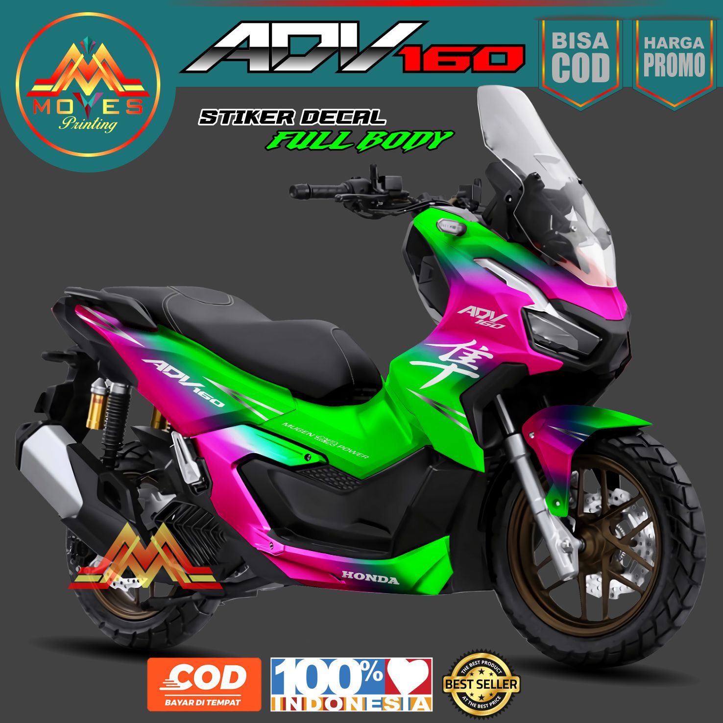 ⭐⭐⭐⭐⭐BISA COD / BAYAR DI TEMPAT. Sticker Decal ADV 160 Fullbody ...