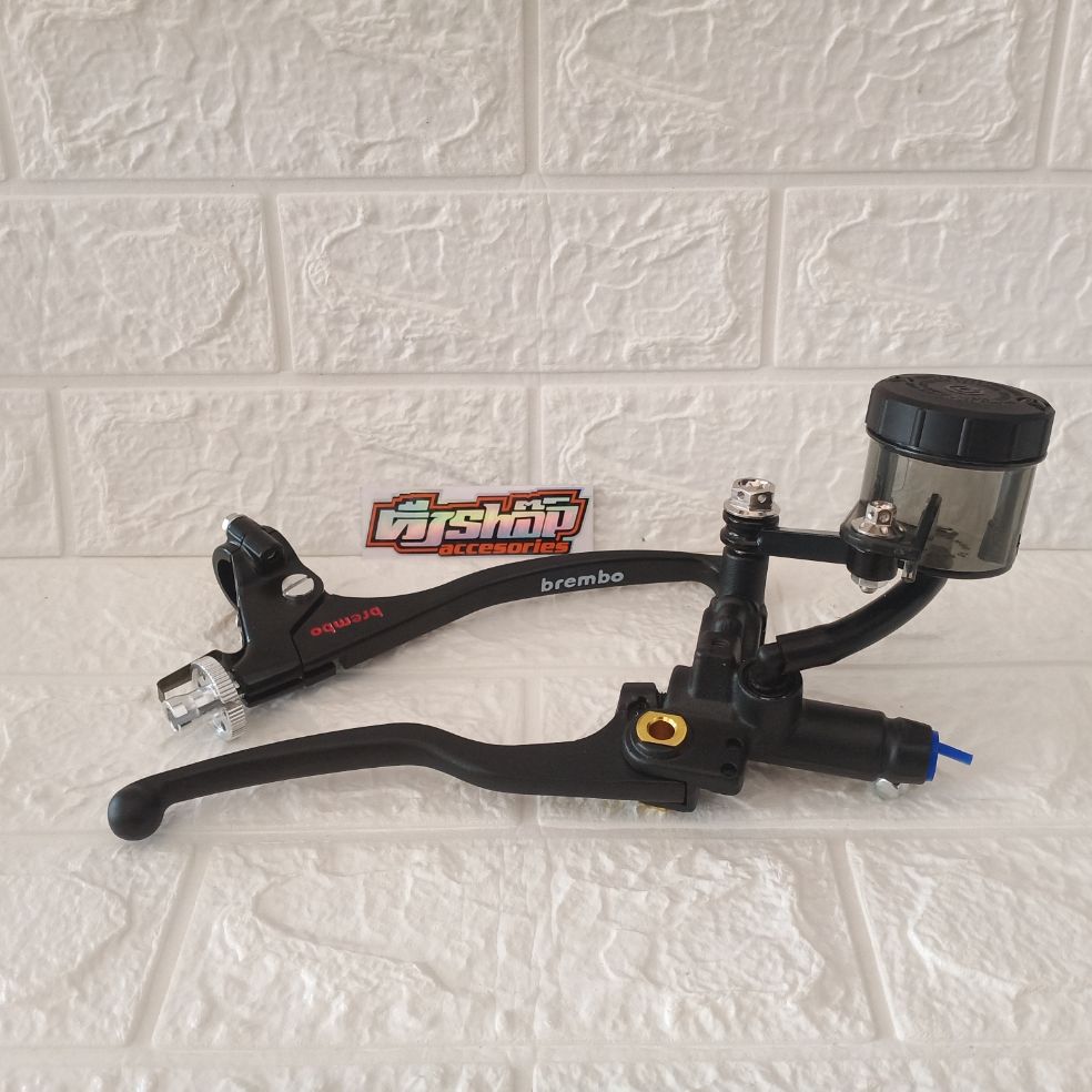 Master rem brembo klasik kiri kopling lengkap dg botol big braket baut ...