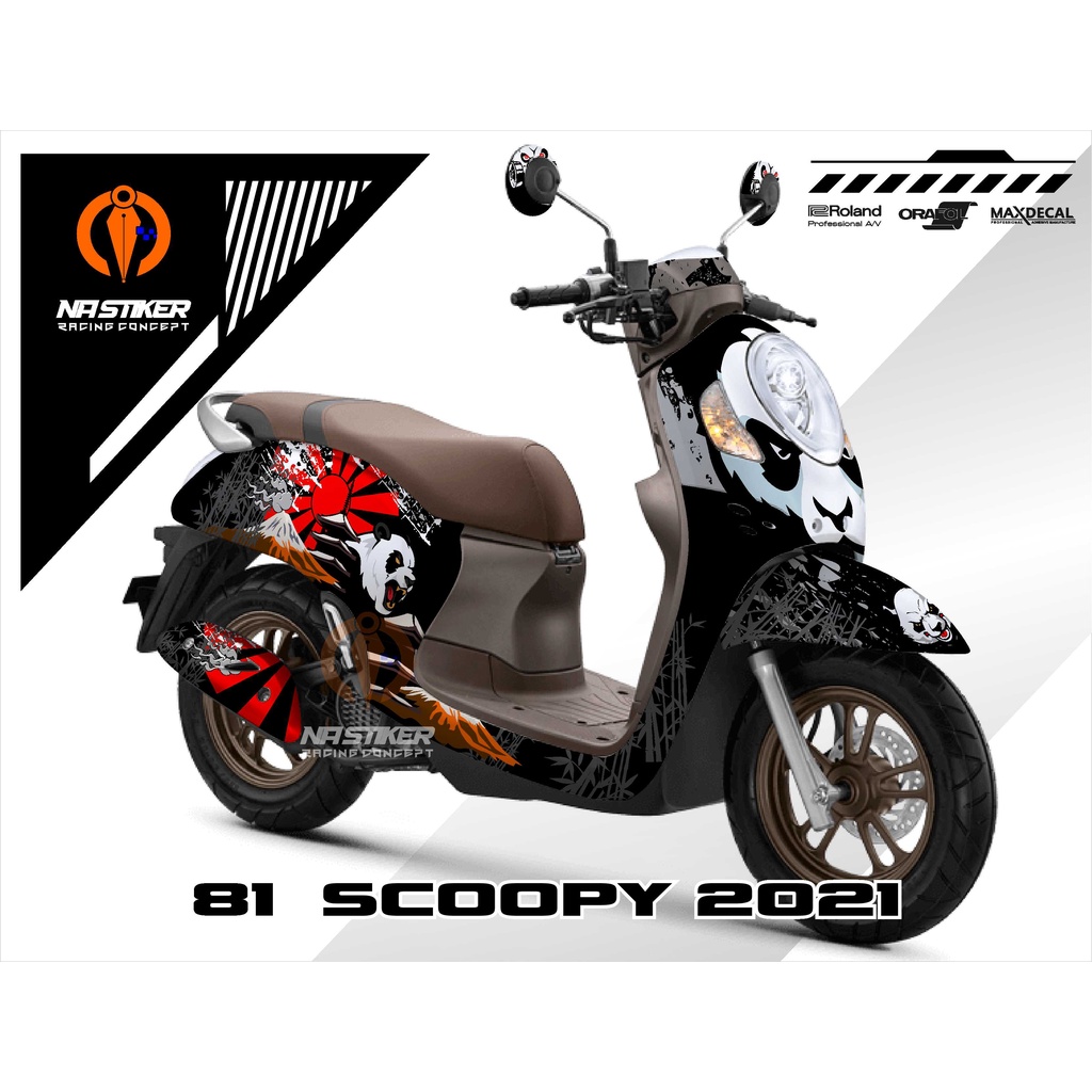 DECAL SCOOPY 2020 2021 PANDA FULLBODY SCOOPY-81 | Lazada Indonesia