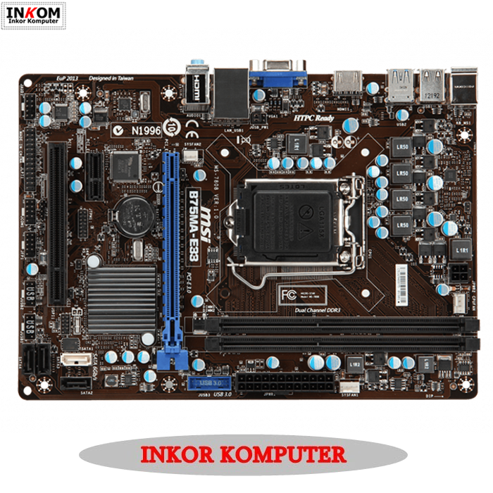 Mainboard Intel B75 LGA 1155 MSI | Lazada Indonesia