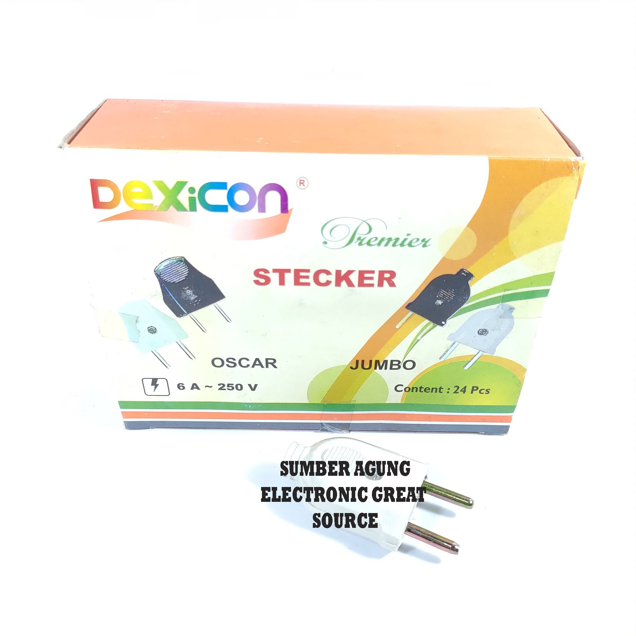 Dexicon Steker Gepeng Premier Jek Jack Colokan Listrik Oscar Berkualit ...