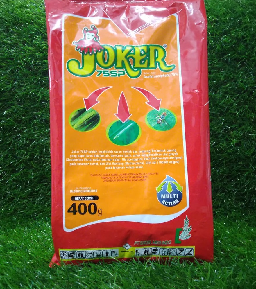 JOKER 75 SP isi 400 GRAM asefat 75 persen excel pestisida insektisida ...