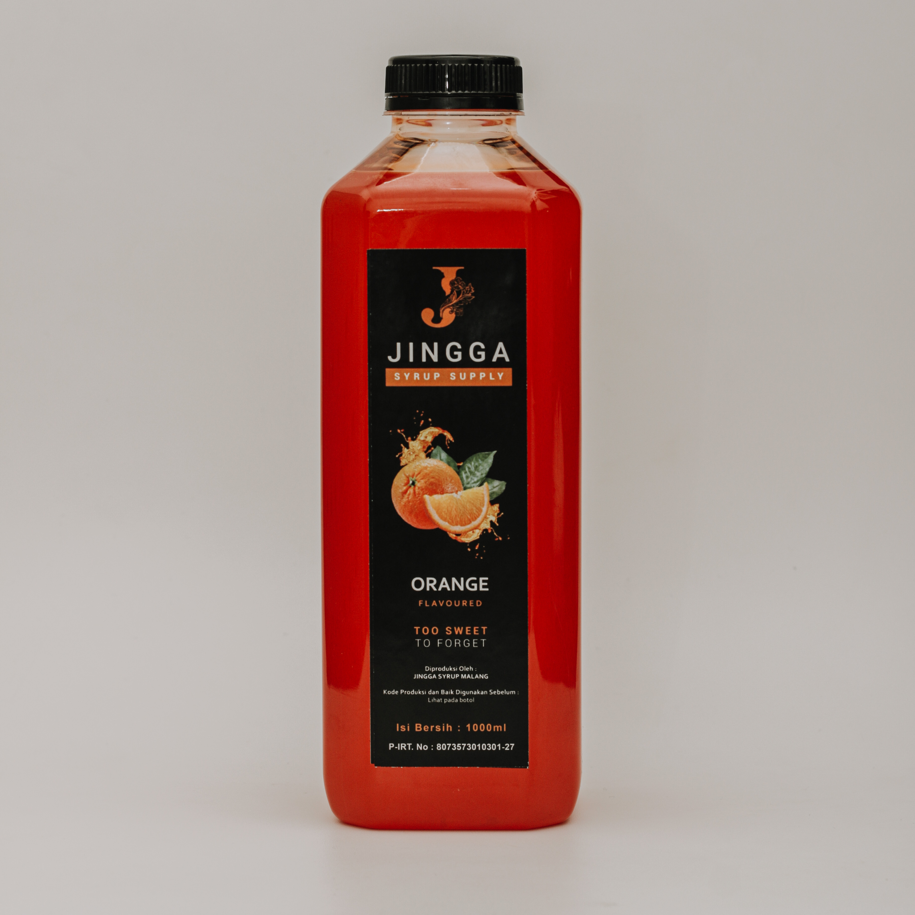 JINGGA Orange Syrup 1000 ml - Sirup Flavor Jeruk Untuk Coffee Mocktail ...