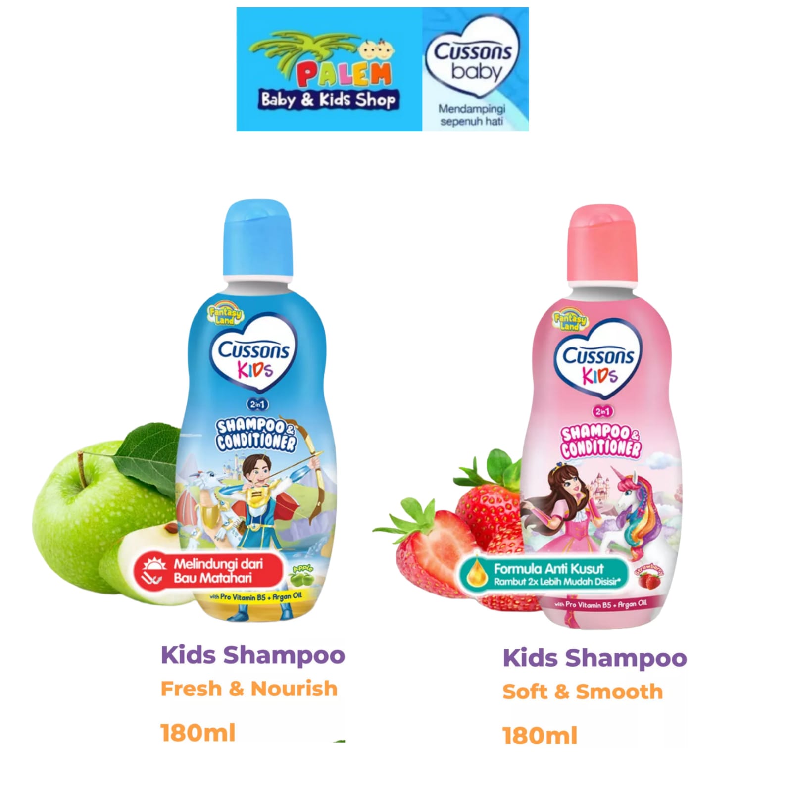 Cussons Kids Shampoo 2in1 Shampo Anak 180ML | Lazada Indonesia