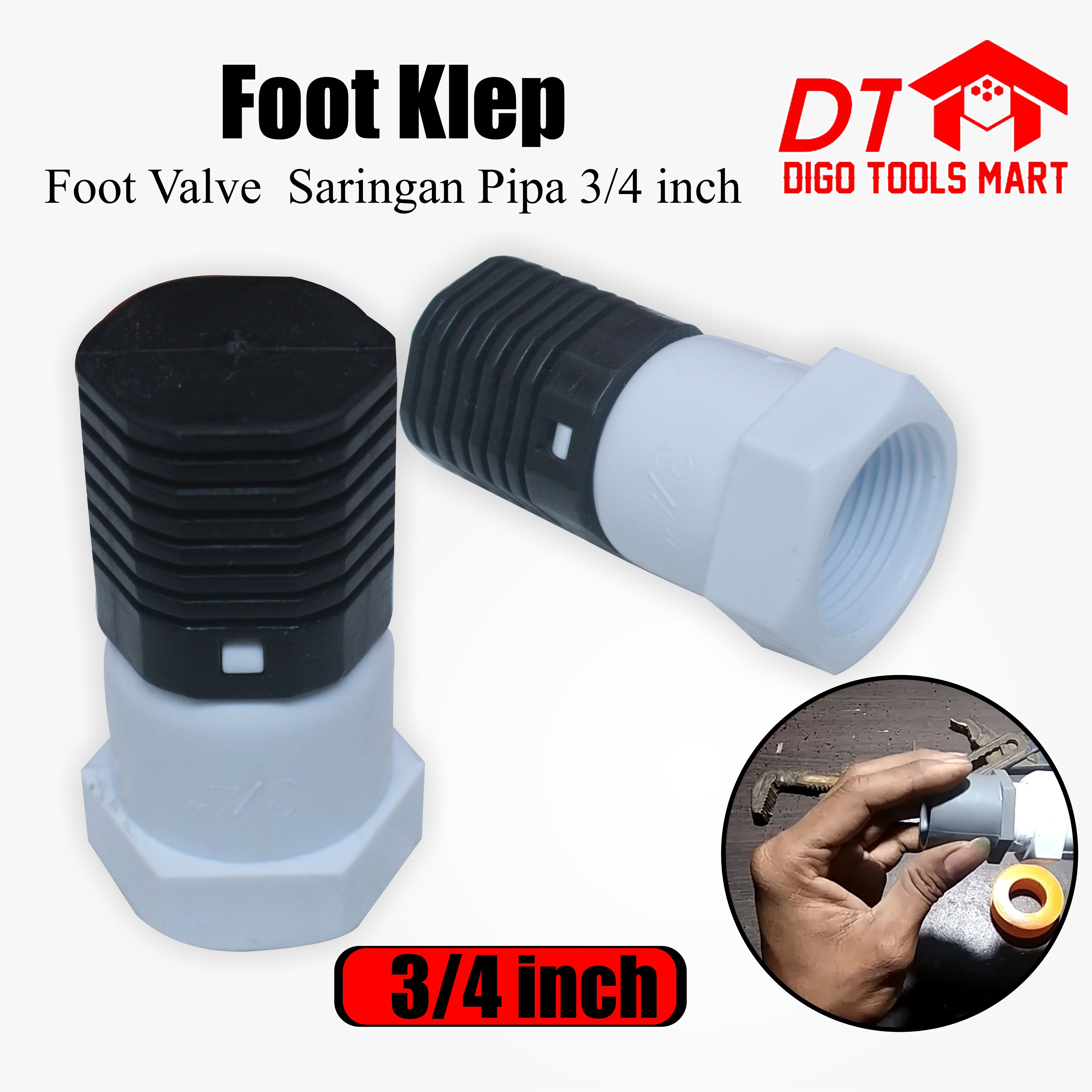 Foot Klep 3/4 Inci Saringan Pipa Foot Valve Murah | Lazada Indonesia