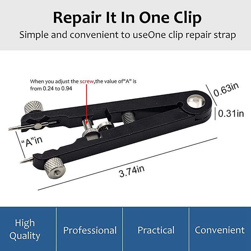 Watch Spring Bar Plier Tool Set, Watchband Pliers, Spring Bar Tweezer ...