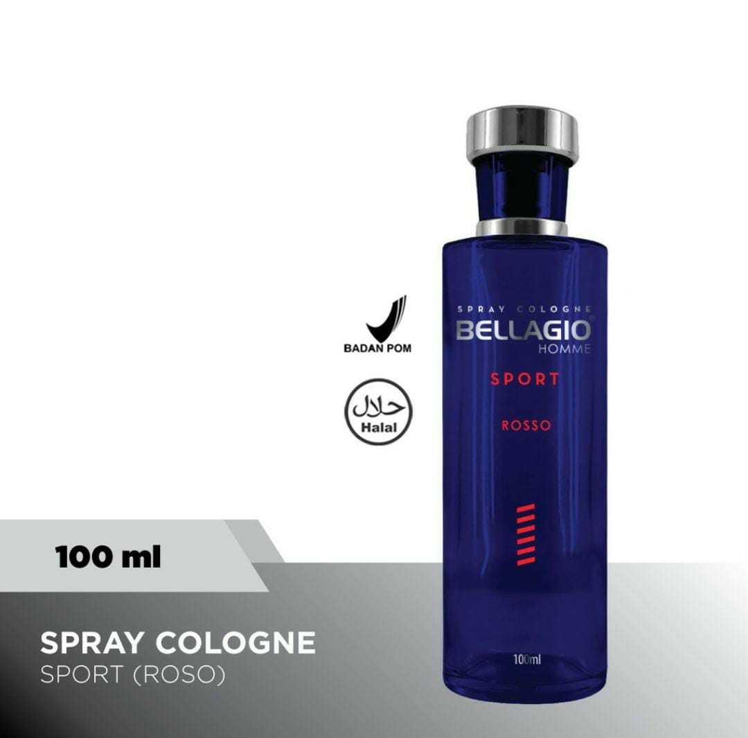 Parfum Bellagio SPORT Cologne Red ROSSO 100 ml | Lazada Indonesia