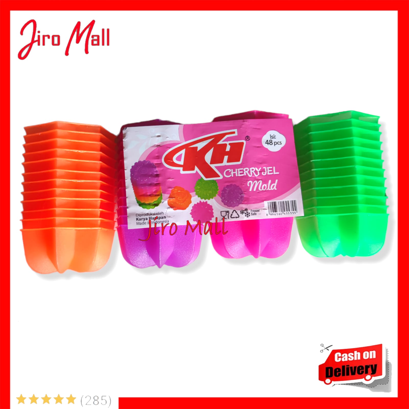Cetakan Apem Belimbing 24Pcs/Cetakan Kue/Cetakan Agar by JIRO MALL ...