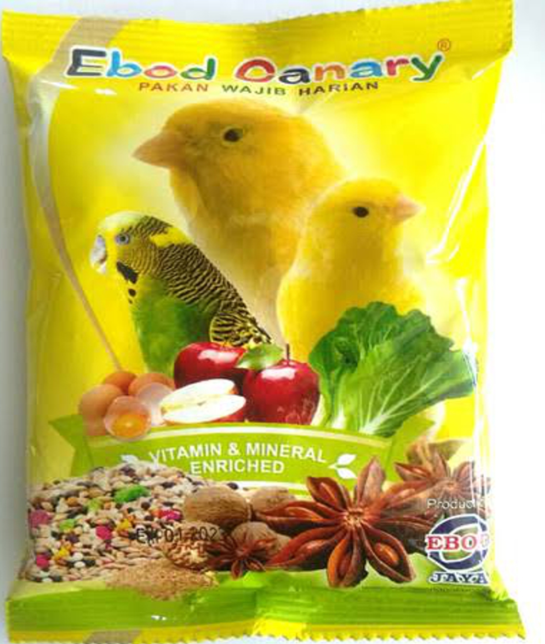 Pakan Burung Merek Ebod Canary Pakan Pemakan Biji-Bijian | Lazada Indonesia