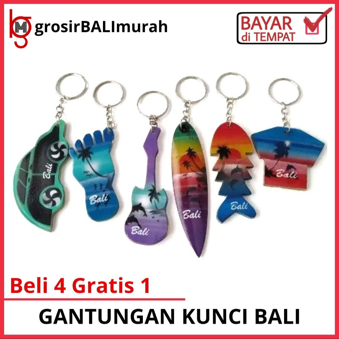 Gantungan Kunci Bali Isi 10 PCS By GBM Tas Rotan Bulat Bali | Lazada ...