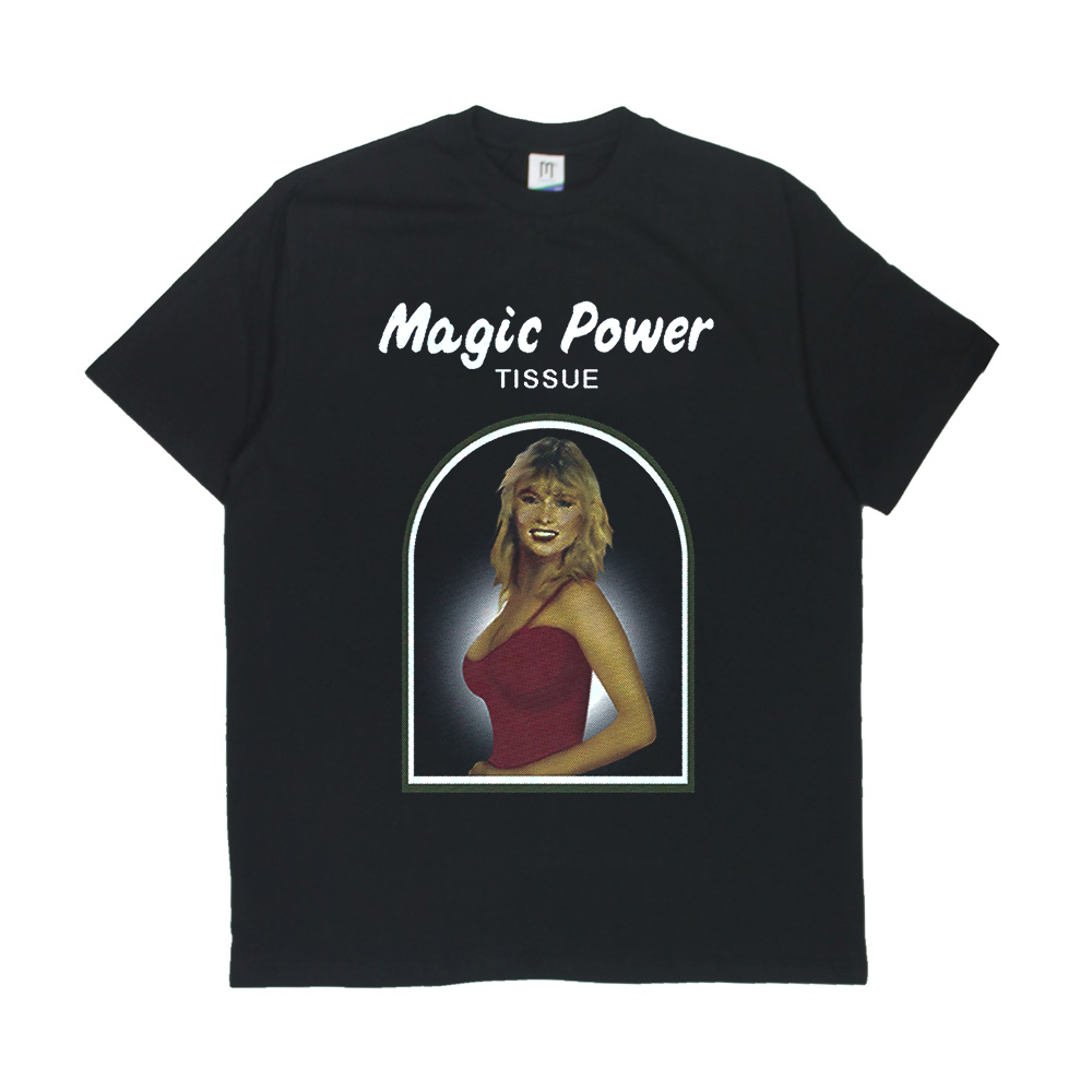 Baju Kaos Tisu Magic Power Vintage Tshirt Cotton Combed with Plastisol ...