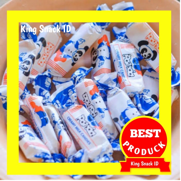 500 GR PERMEN REBIT / PERMEN SUSU KELINCI LUNAK CAP PANDA / MILK CANDY ...