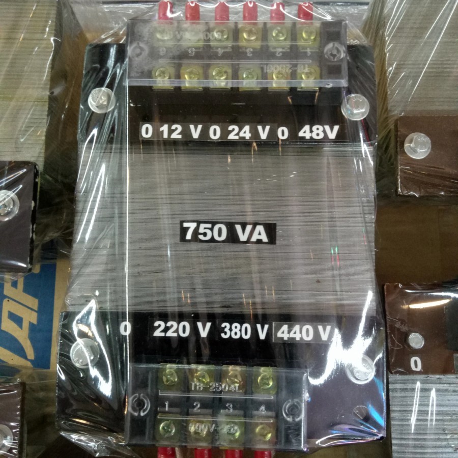Trafo Step Up Step Down 750VA 220V-380V-440V to 12V-24V-48V 750VA ...