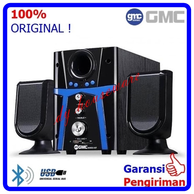 Speaker Aktif Bluetooth GMC 888 D3 | Lazada Indonesia