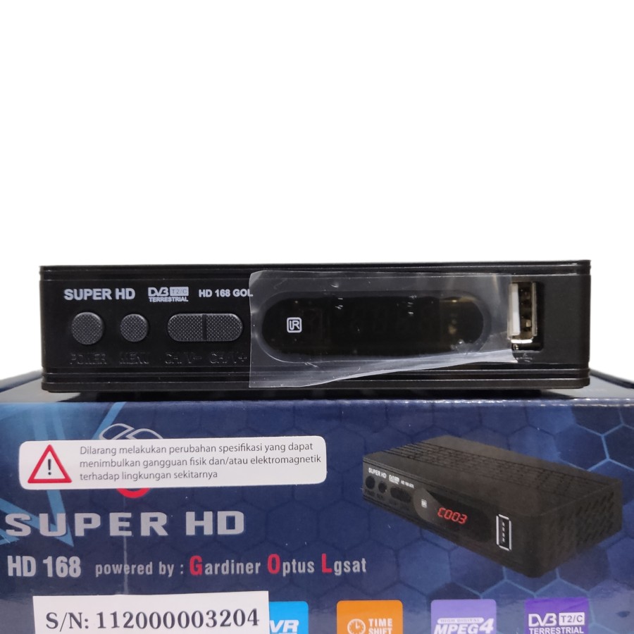 SET TOP BOX DVBT2 SUPER HD 168 OPTUS UNTUK SIARAN TV DIGITAL | Lazada ...
