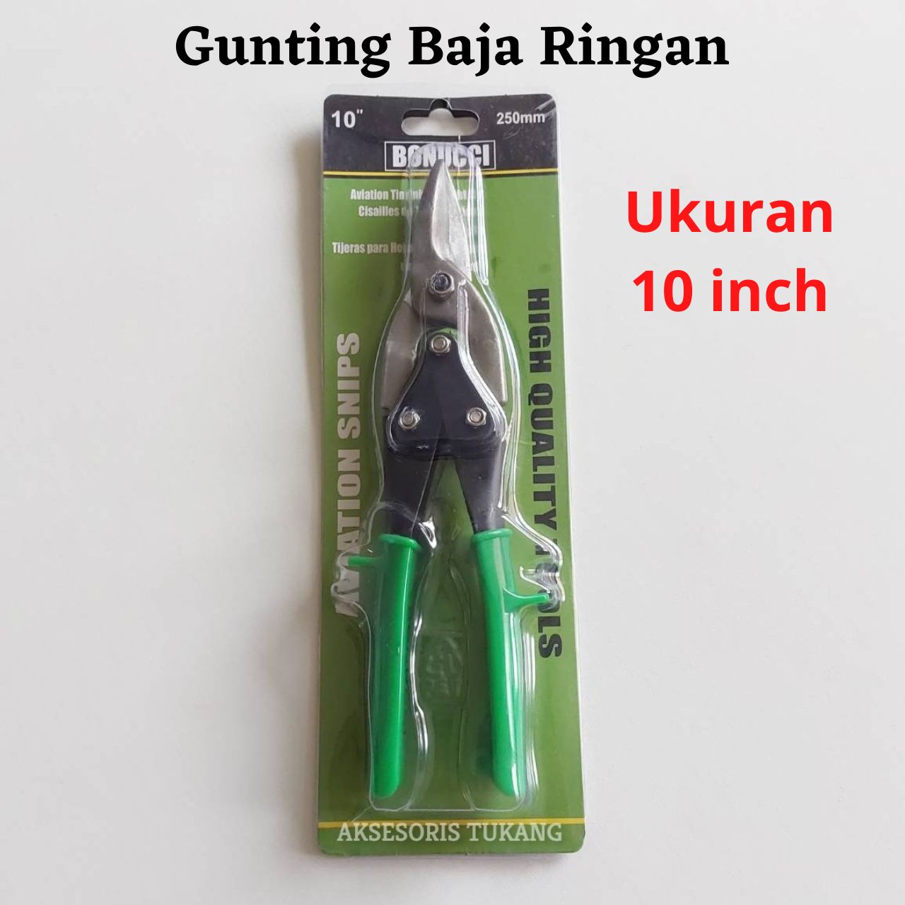 Gunting Baja Ringan 10" / Gunting Holo / Gunting Hollow 10 inch ...