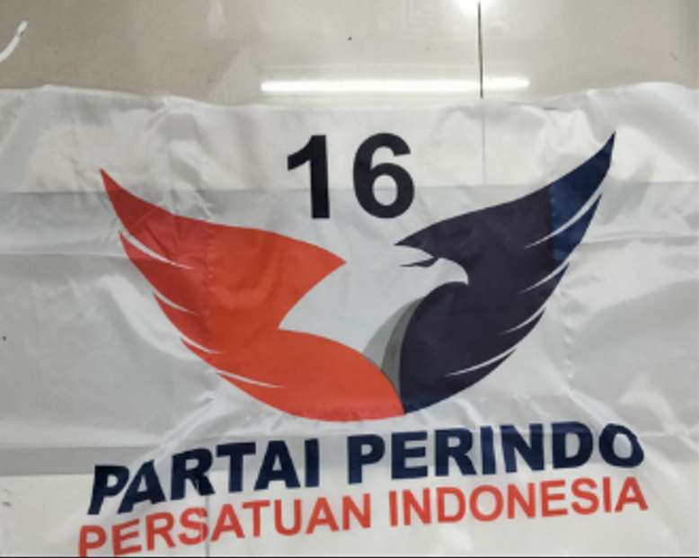 BENDERA PARTAI PERINDO TERBARU UKURAN 60 X 90 MINIMAL PEMBELIAN 100 PCS ...
