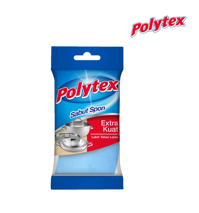 Polytex Sabut Spon Ekstra Kuat - Spons Sponge Cuci Piring | Lazada ...