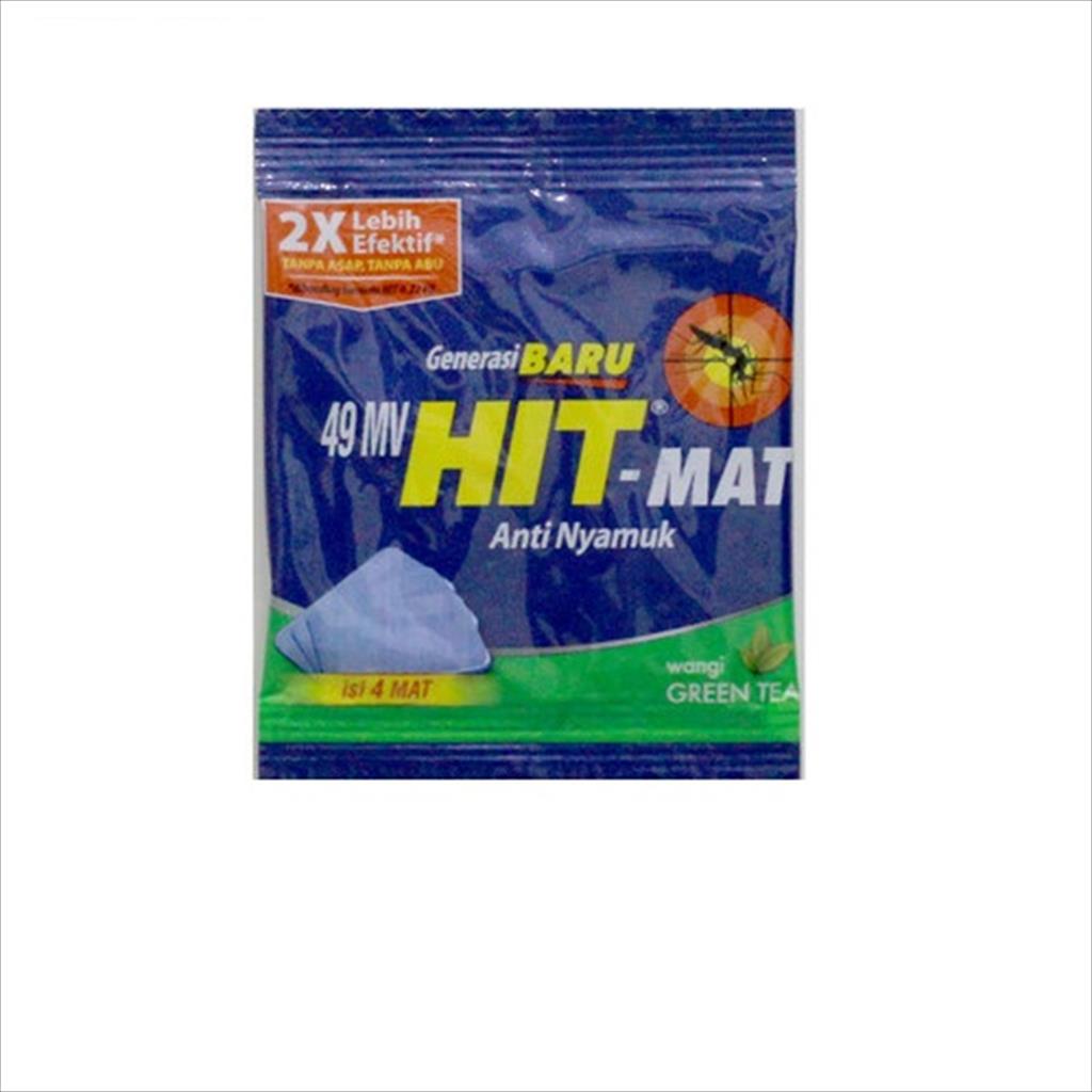 HIT MAT Anti Nyamuk Green tea isi 4 x 12 sachet | Lazada Indonesia
