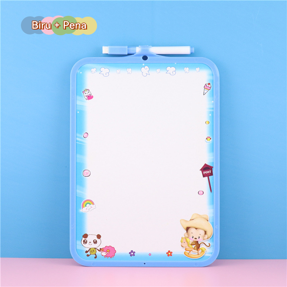 Papan Tulis Mini Anak White Board Kecil Free Spidol | Lazada Indonesia