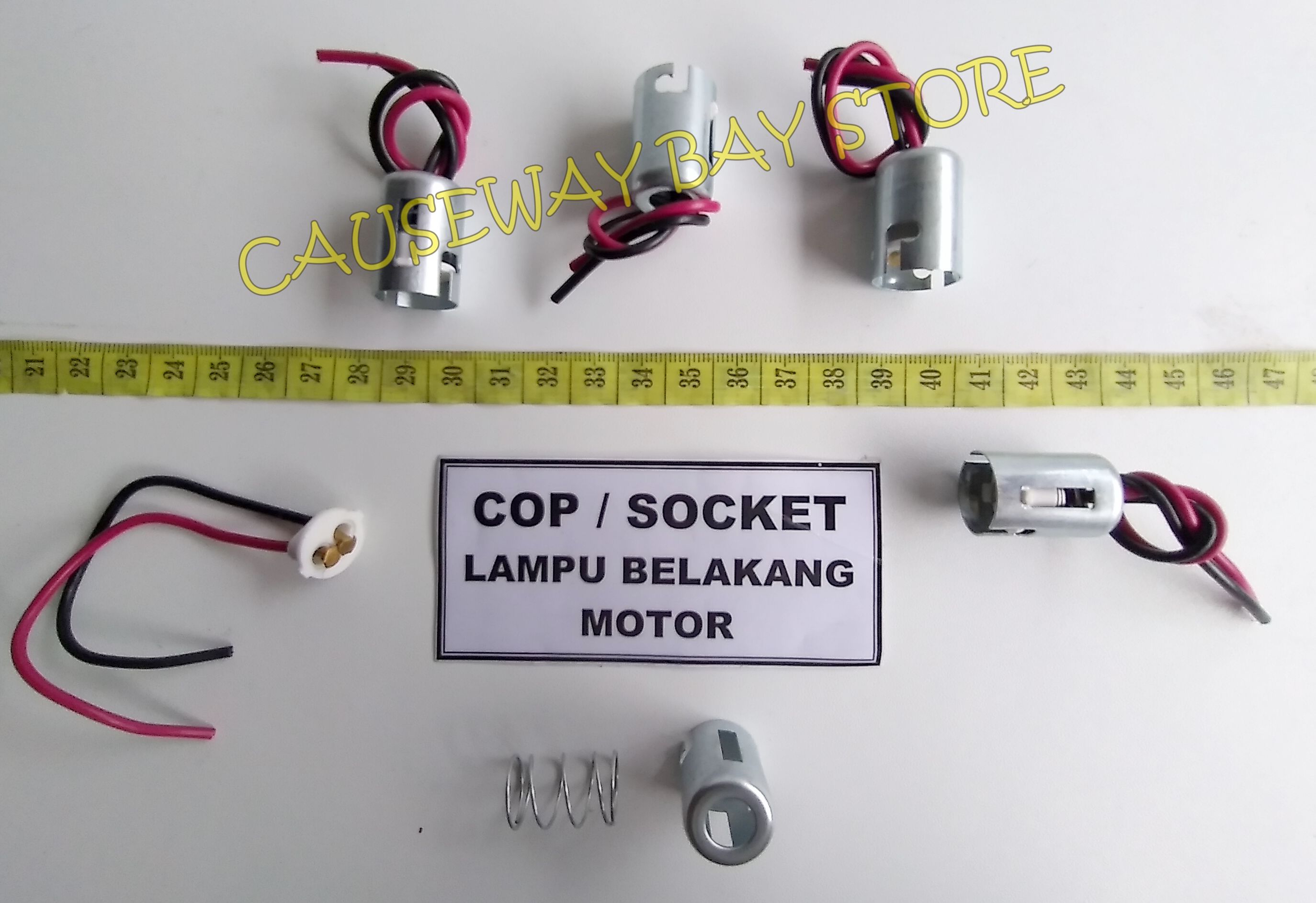 COP SOCKET LAMPU BELAKANG MOTOR | Lazada Indonesia