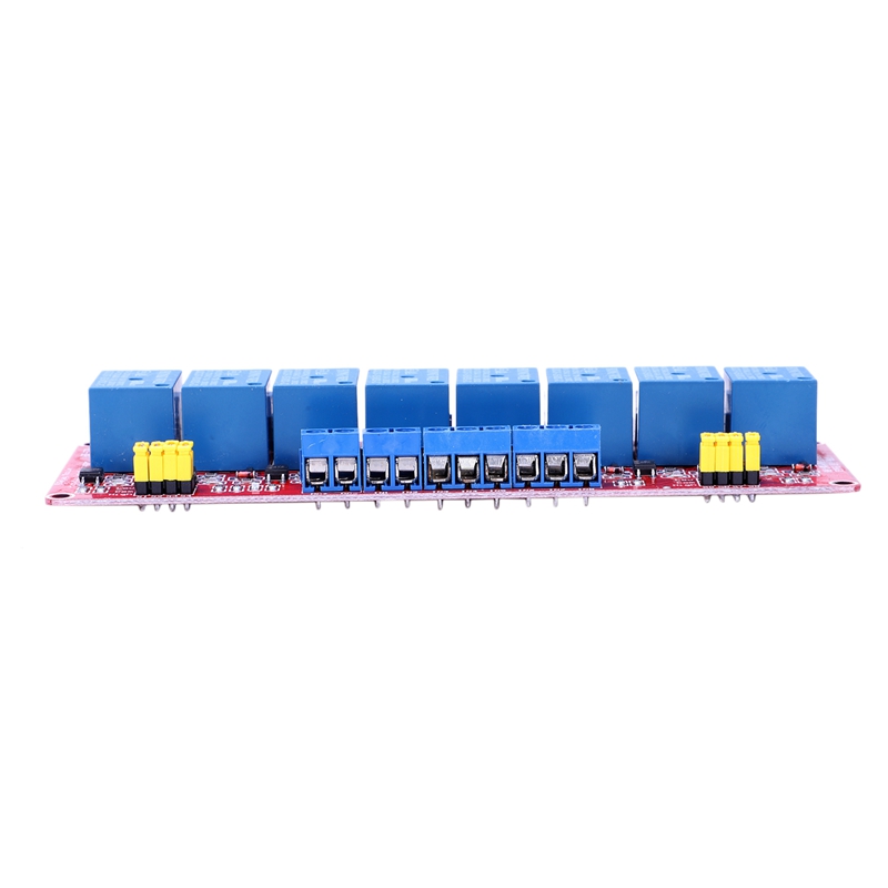 8-Channel 8-CH Relay Module DC 5V with Optocoupler isolation H/L high ...