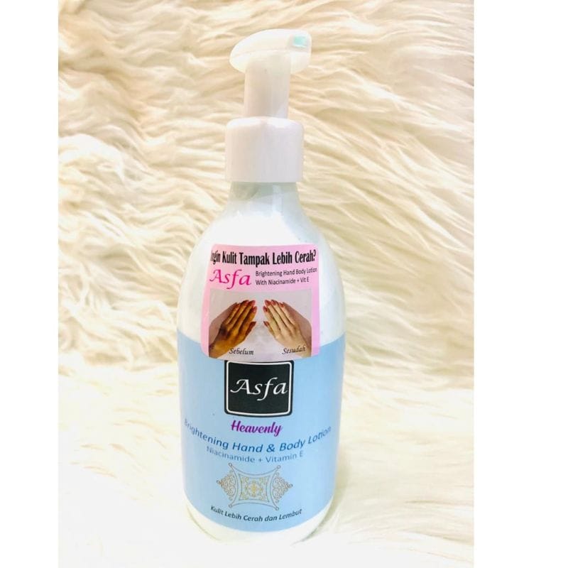 Asfa Brightening Hand & Body Lotion 300ml - Heavenly / Biru | Lazada ...