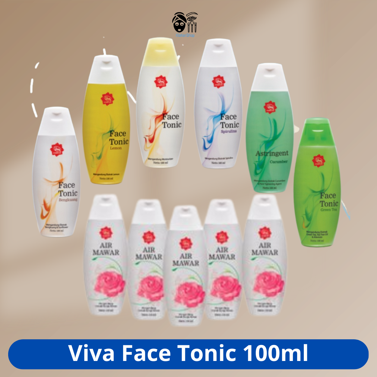 Viva Face Tonic 100ml - Viva Penyegar Wajah | Lazada Indonesia