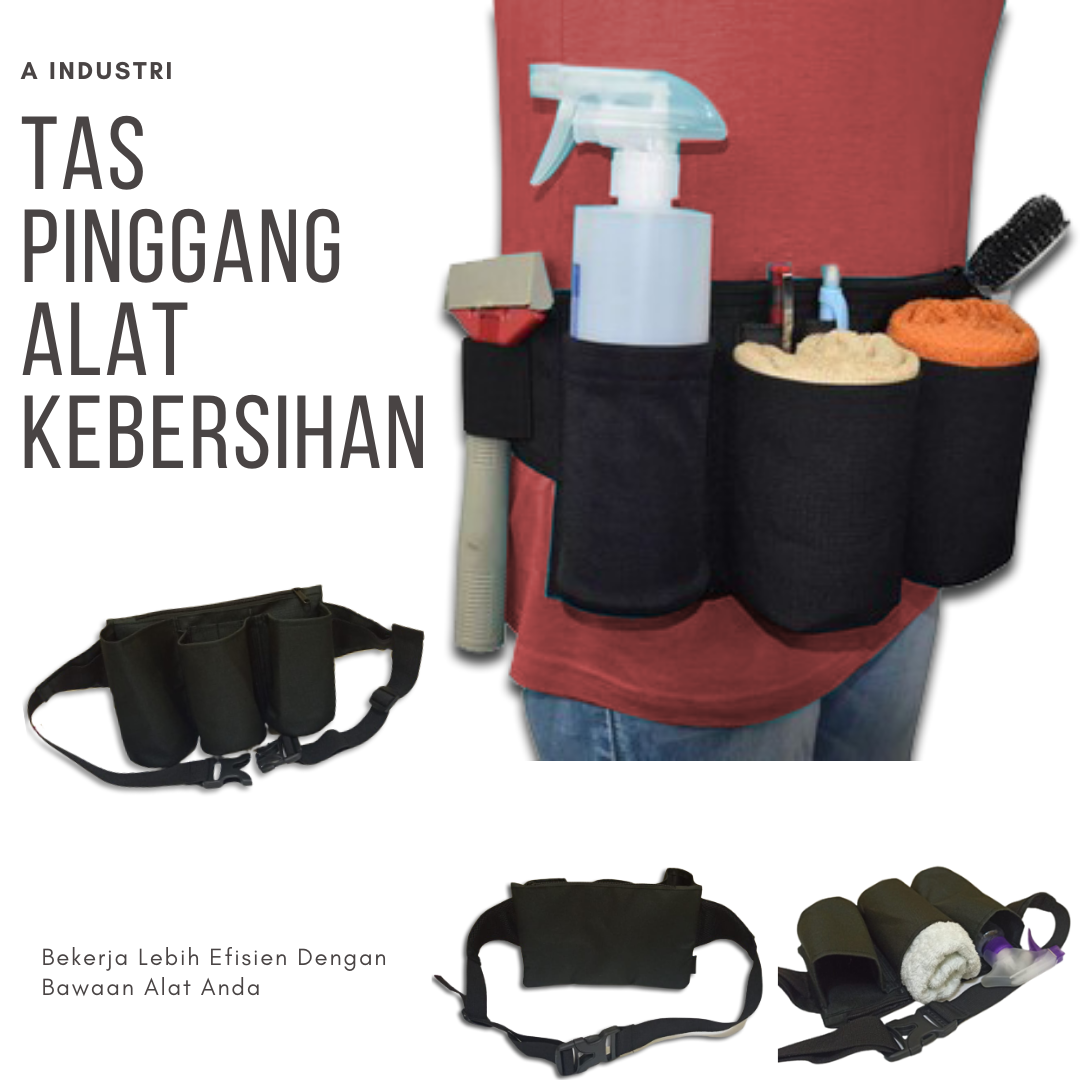 Tas Pinggang Cleaning Service Multifungsi Perlengkapan Petugas ...