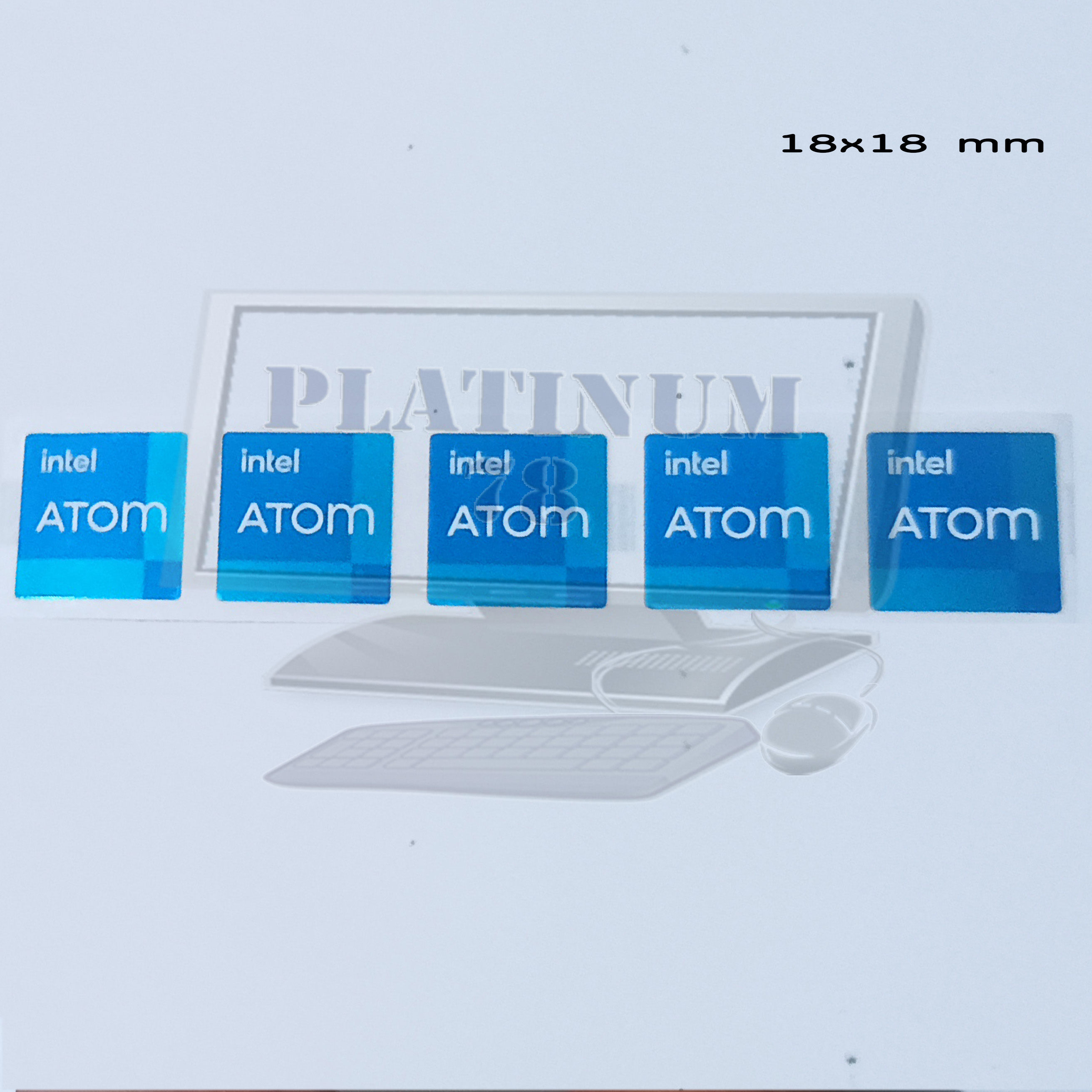 Stiker Logo Intel Atom Gen 11 Original | Lazada Indonesia