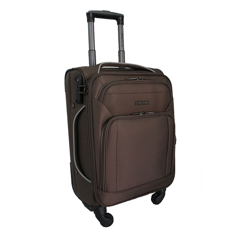 Navy Club Deimos Koper SoftCase - 4 Roda Putar TSA Lock Expandable Size ...