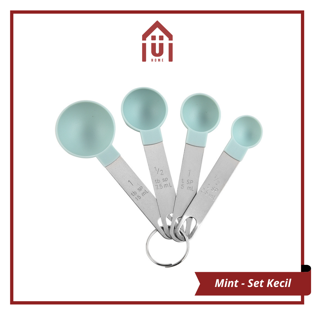 SENDOK TAKAR TAKARAN SET | MEASURING SPOON ALAT BAKING | SENDOK TAKAR ...