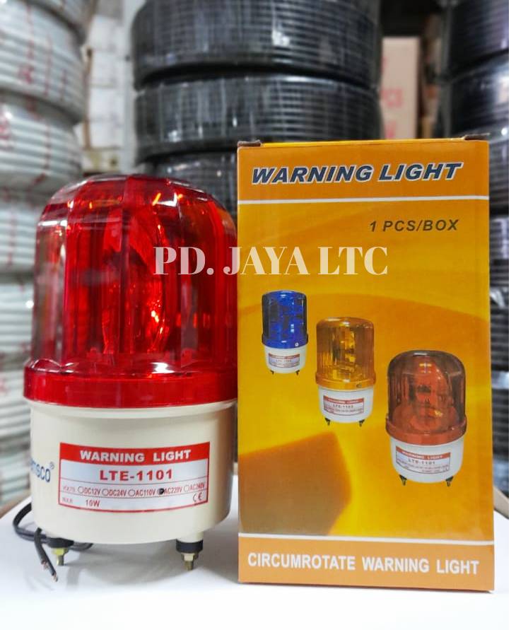 Shemsco Warning Light Rotary 4 Inch 4" Non Buzzer LTE-1101 220VAC ...