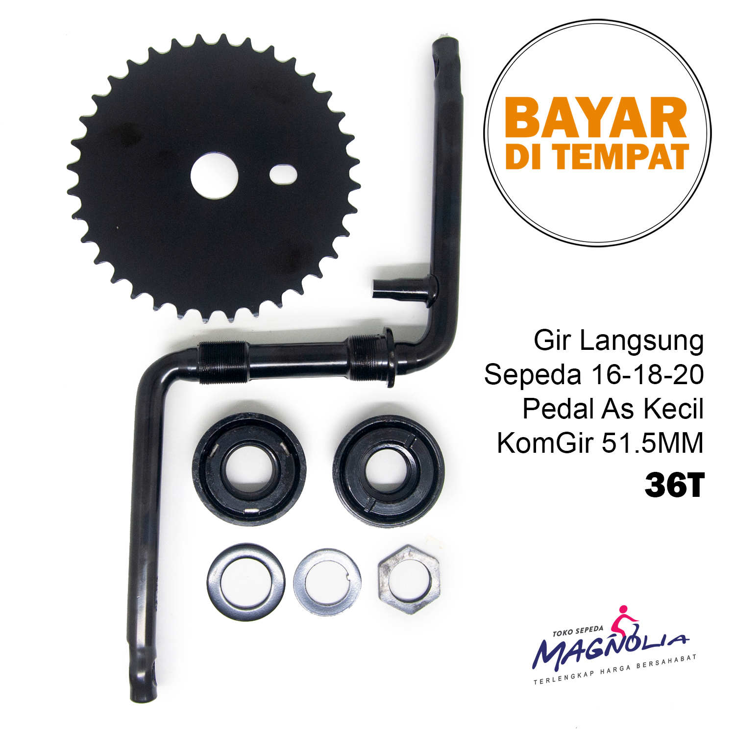 Crank set Sepeda BMX Gir Langsung Sepeda BMX Ukuran 20 | Lazada Indonesia