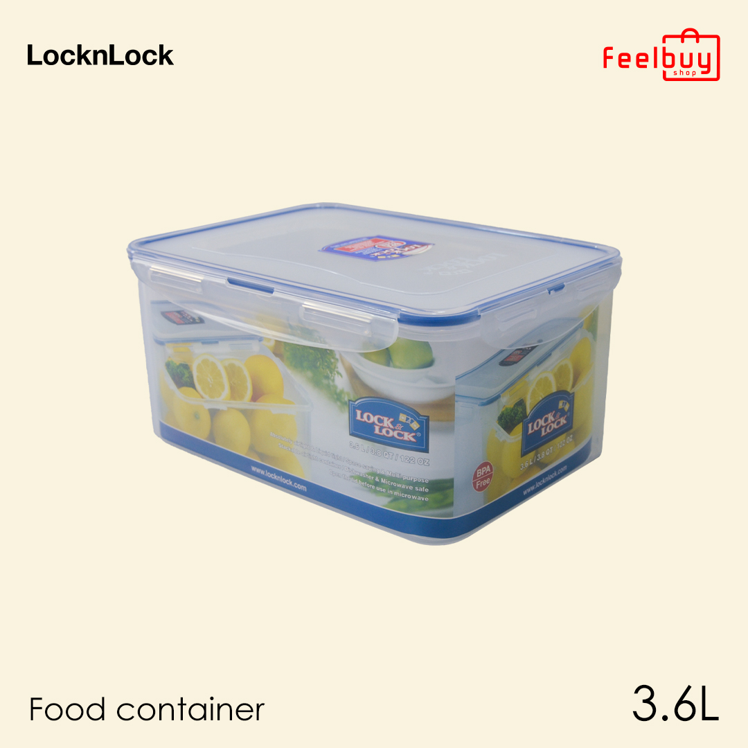 LocknLock HPL827M Tempat Makan Lock & Lock Rectangular Food Container 3 ...