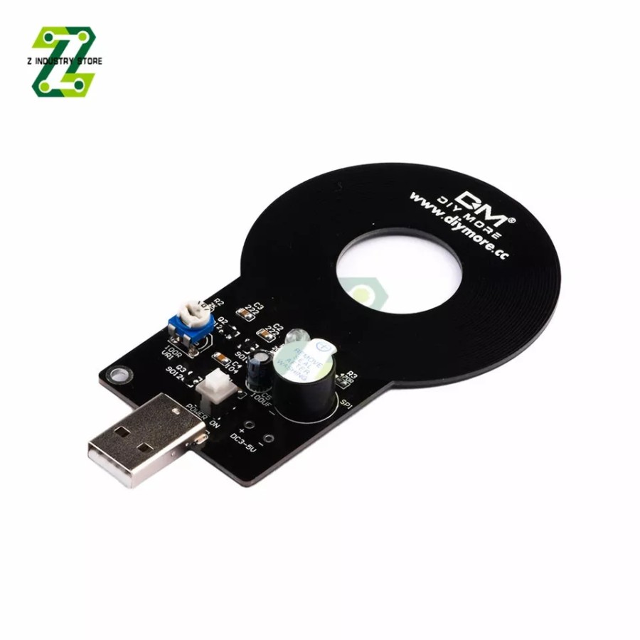 DIY KIT USB Metal Detector Detektor Logam Sensor Deteksi Besi Emas ...