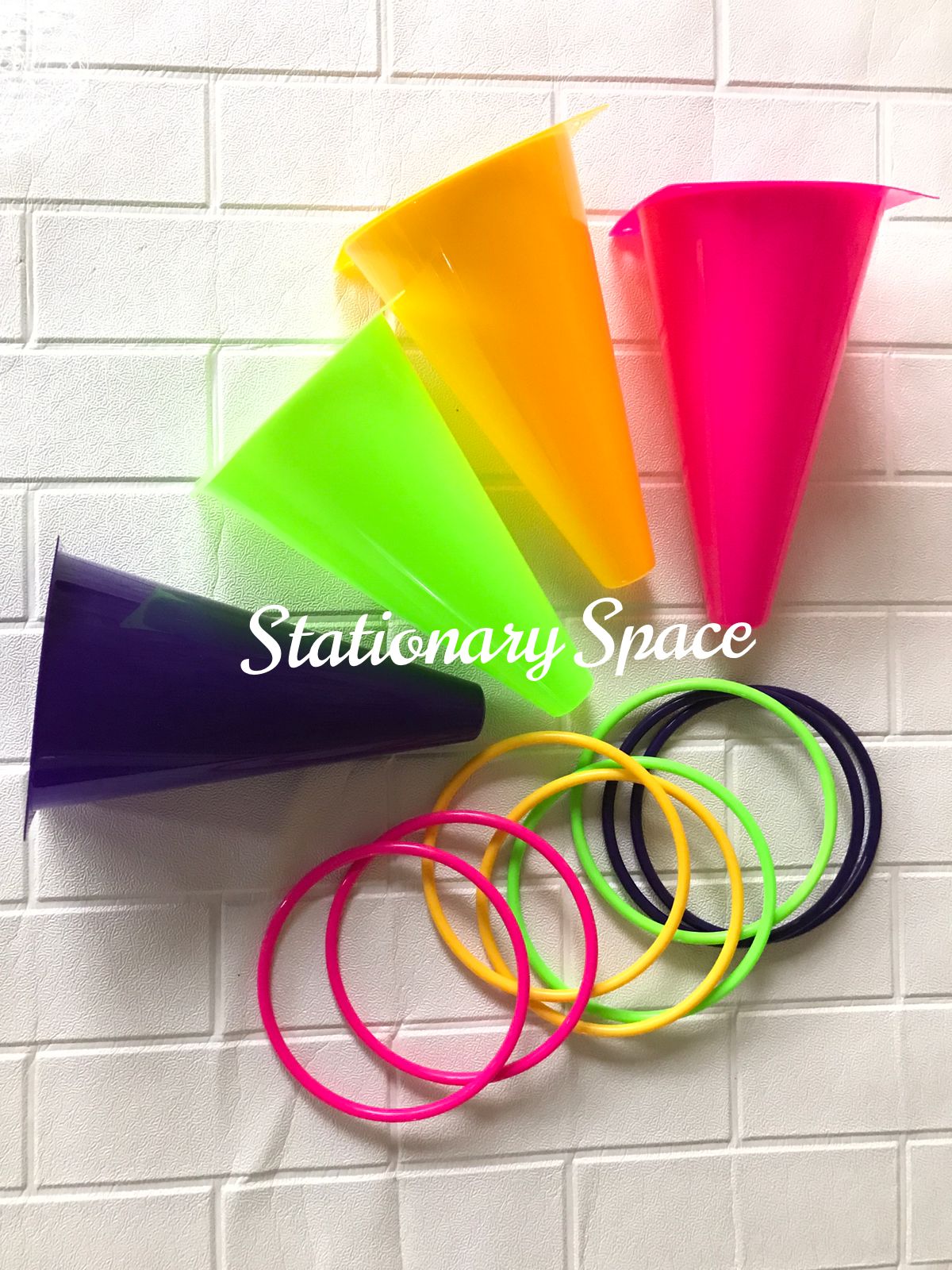 Mainan Anak Cone Kerucut Plus Ring Throwing/ Cone Kerucut Latihan ...