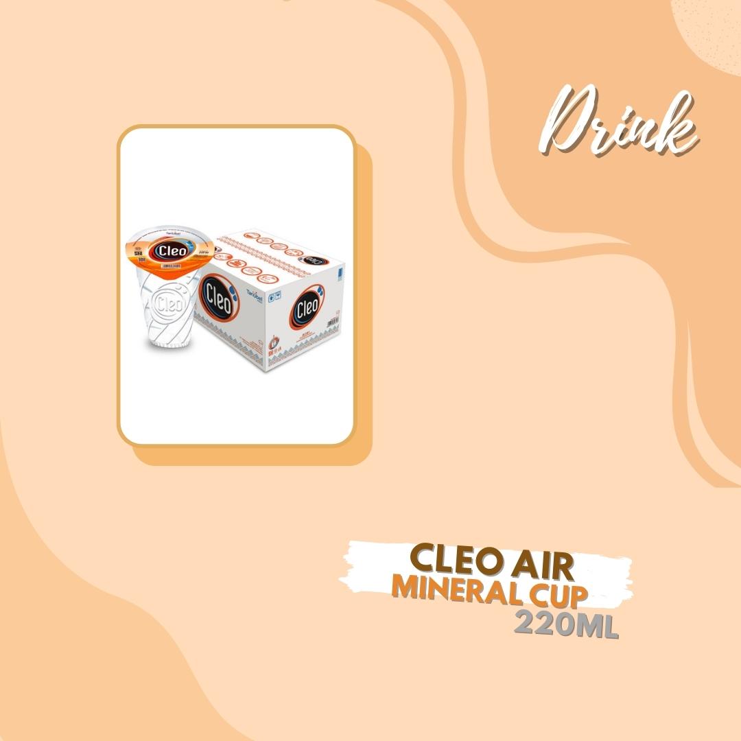 DRINK | MINUMAN | CLEO AIR MINERAL | CLEO CUP | CLEO CUP 220ML | Lazada ...