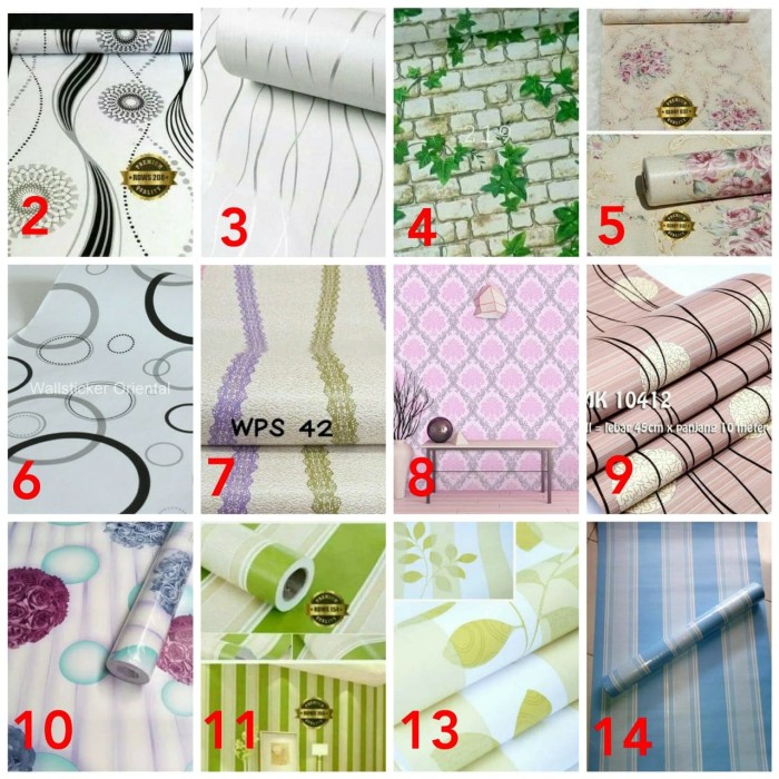 WALPAPER/WALLPAPER/WELPEPER/WALLPEPER DINDING 3D MURAH KAMAR TIDUR ...